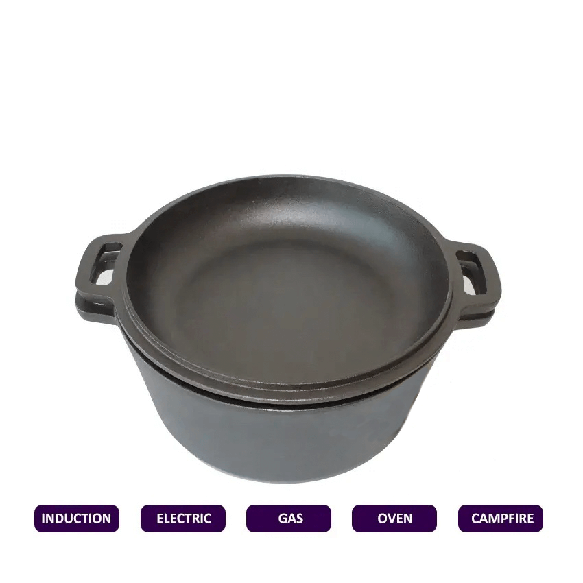 Cratita fonta cu capac fonta 26cm | Oala magică în bucătăria ta